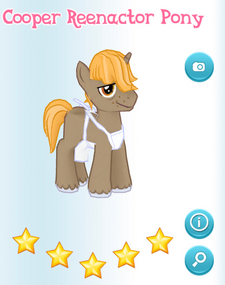 Cooper Reenactor Pony | The My Little Pony Gameloft Wiki | Fandom