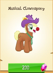 Musical Rodeo Clown | The My Little Pony Gameloft Wiki | Fandom