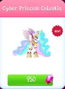 Cyber Princess Celestia | The My Little Pony Gameloft Wiki | Fandom