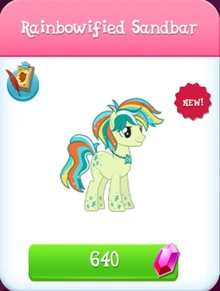 Rainbowified Sandbar | The My Little Pony Gameloft Wiki | Fandom