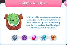Sniffly Marshan | The My Little Pony Gameloft Wiki | Fandom
