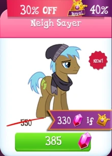 Neigh Sayer | The My Little Pony Gameloft Wiki | Fandom