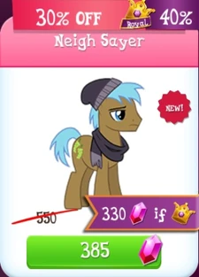 Neigh Sayer | The My Little Pony Gameloft Wiki | Fandom
