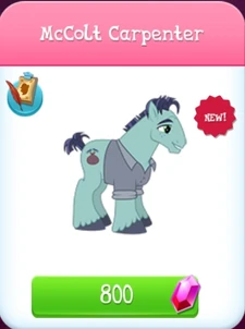 McColt Carpenter | The My Little Pony Gameloft Wiki | Fandom