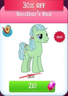 Sandbar's Dad | The My Little Pony Gameloft Wiki | Fandom