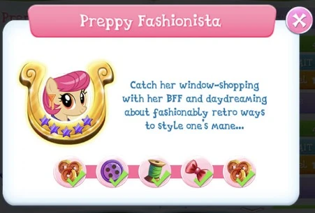 Preppy Fashionista | The My Little Pony Gameloft Wiki | Fandom