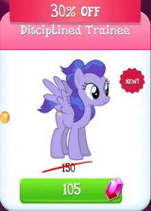 Disciplined Trainee | The My Little Pony Gameloft Wiki | Fandom