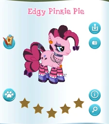 Edgy Pinkie Pie | The My Little Pony Gameloft Wiki | Fandom