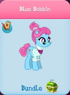 Blue Bobbin | The My Little Pony Gameloft Wiki | Fandom