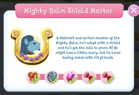 Mighty Helm Shield Master | The My Little Pony Gameloft Wiki | Fandom