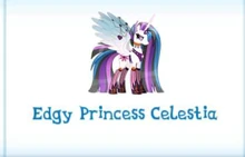 Edgy Princess Celestia | The My Little Pony Gameloft Wiki | Fandom