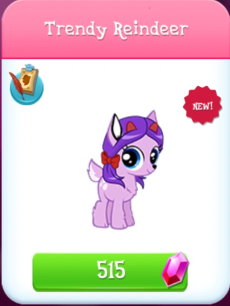 Trendy Reindeer | The My Little Pony Gameloft Wiki | Fandom