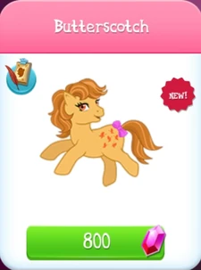 Butterscotch | The My Little Pony Gameloft Wiki | Fandom