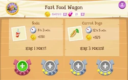 Fast Food Wagon | The My Little Pony Gameloft Wiki | Fandom