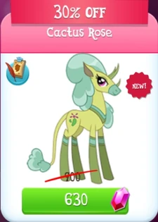 Cactus Rose | The My Little Pony Gameloft Wiki | Fandom