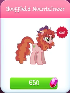 Hooffield Mountaineer | The My Little Pony Gameloft Wiki | Fandom