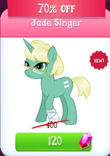 Jade Singer | The My Little Pony Gameloft Wiki | Fandom