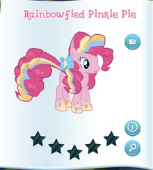 Rainbowfied Pinkie Pie | The My Little Pony Gameloft Wiki | Fandom