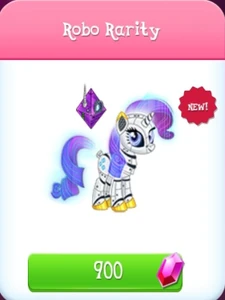 Robo Rarity | The My Little Pony Gameloft Wiki | Fandom