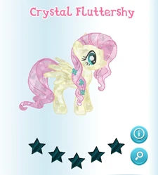 Crystal Fluttershy | The My Little Pony Gameloft Wiki | Fandom