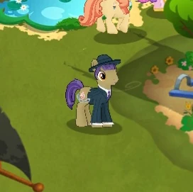 Pinstriped Gangster Pony | The My Little Pony Gameloft Wiki | Fandom