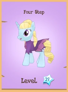 Four Step | The My Little Pony Gameloft Wiki | Fandom