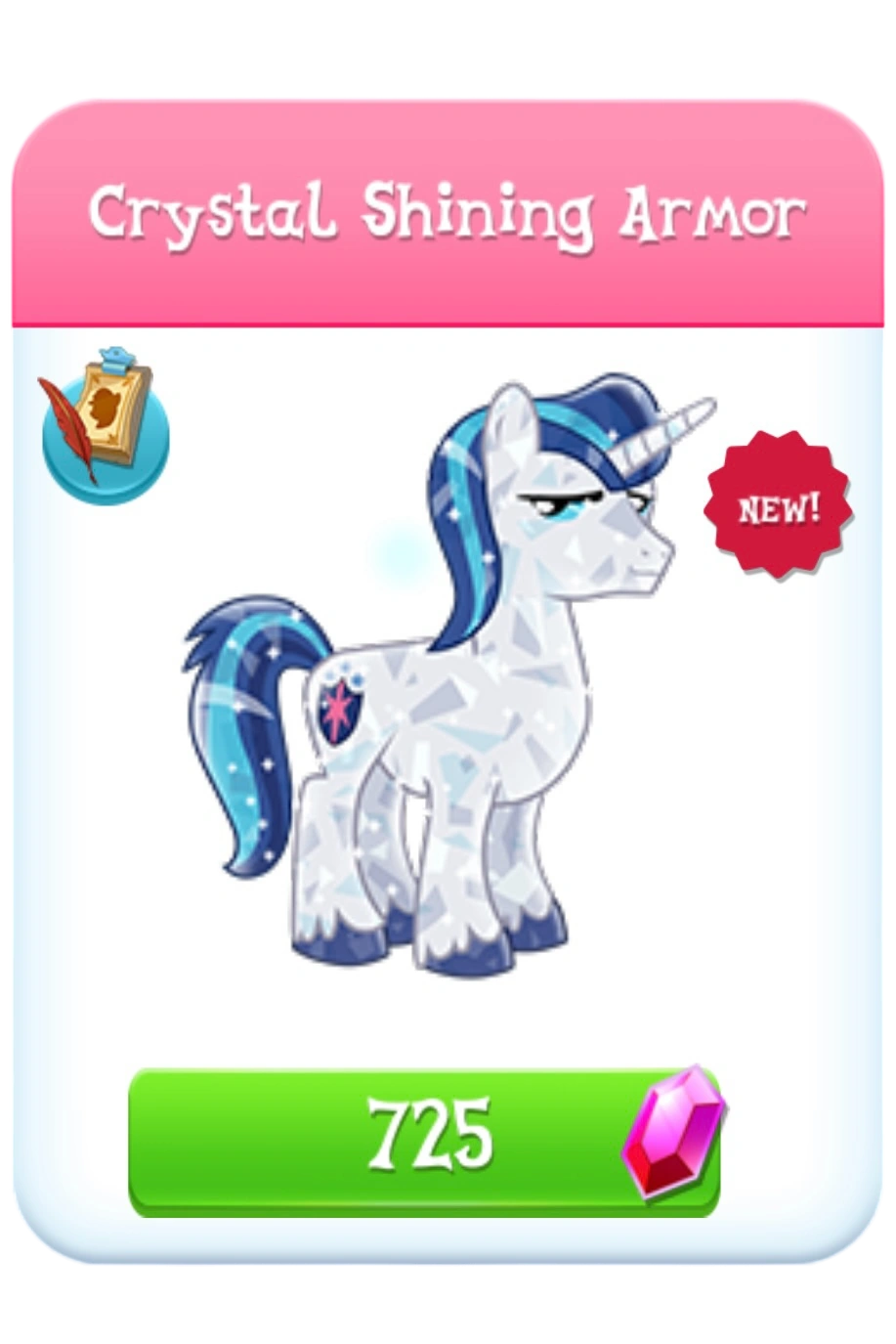 Crystal Shining Armor | The My Little Pony Gameloft Wiki | Fandom