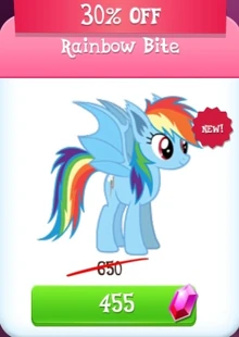 Rainbow Bite | The My Little Pony Gameloft Wiki | Fandom