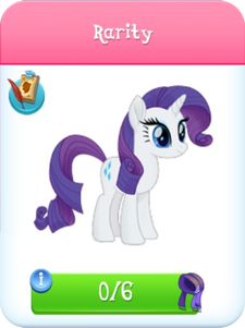 Rarity | The My Little Pony Gameloft Wiki | Fandom