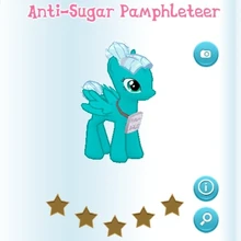 Anti-Sugar Pamphleteer | The My Little Pony Gameloft Wiki | Fandom