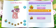 Laid-Back Fan | The My Little Pony Gameloft Wiki | Fandom