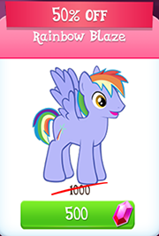 Rainbow Blaze | The My Little Pony Gameloft Wiki | Fandom