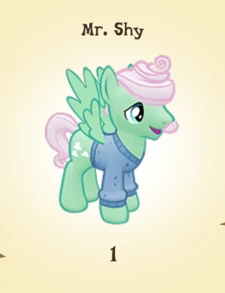 Mr. Shy | The My Little Pony Gameloft Wiki | Fandom