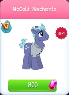 McColt Mechanic | The My Little Pony Gameloft Wiki | Fandom