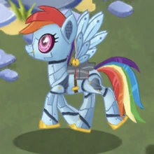 Robo Rainbow Dash | The My Little Pony Gameloft Wiki | Fandom