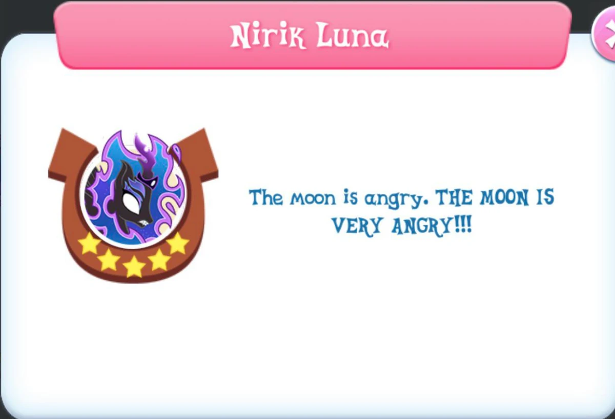Nirik Luna | The My Little Pony Gameloft Wiki | Fandom