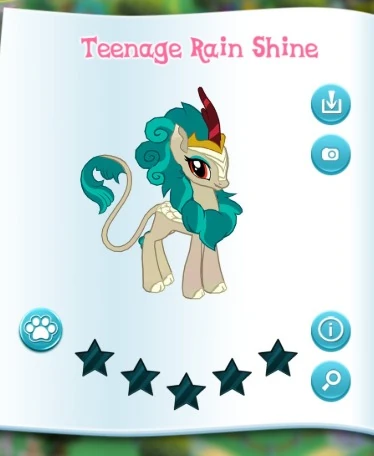 Teenage Rain Shine | The My Little Pony Gameloft Wiki | Fandom