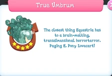 True Umbrum | The My Little Pony Gameloft Wiki | Fandom