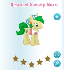 Hayseed Swamp Mare | The My Little Pony Gameloft Wiki | Fandom