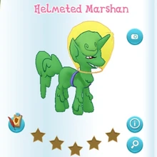 Helmeted Marshan | The My Little Pony Gameloft Wiki | Fandom