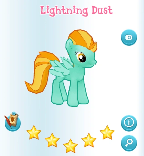 My Little Pony Lightning Dust Cutie Mark