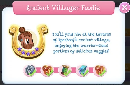 Ancient Villager Foodie | The My Little Pony Gameloft Wiki | Fandom