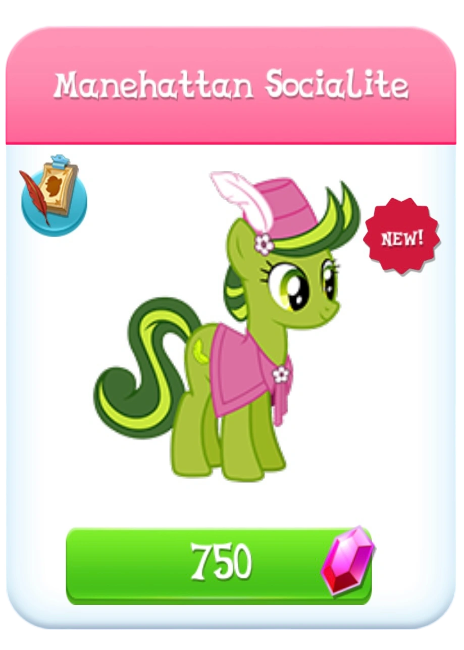 Manehattan Socialite | The My Little Pony Gameloft Wiki | Fandom