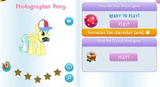 Photographer Pony | The My Little Pony Gameloft Wiki | Fandom