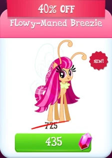 Flowy-Maned Breezie | The My Little Pony Gameloft Wiki | Fandom