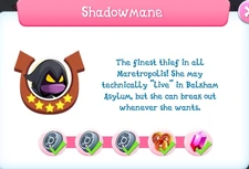 Shadowmane | The My Little Pony Gameloft Wiki | Fandom