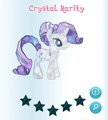 Crystal Rarity | The My Little Pony Gameloft Wiki | Fandom