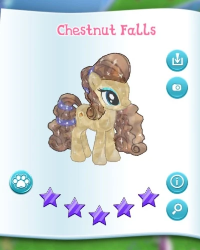 Chestnut Falls | The My Little Pony Gameloft Wiki | Fandom