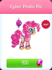 Cyber Pinkie Pie | The My Little Pony Gameloft Wiki | Fandom