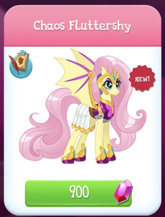 Chaos Fluttershy | The My Little Pony Gameloft Wiki | Fandom